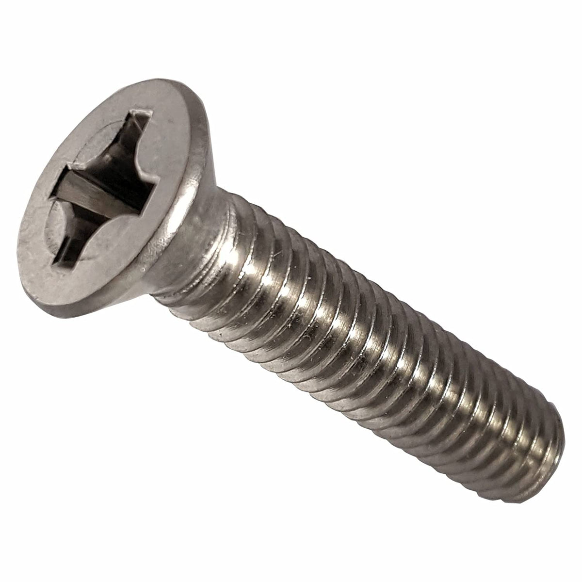 TORNILLO Cabeza Plana Acero Inoxidable Phillips (304) Estándar 1/4-20 ...